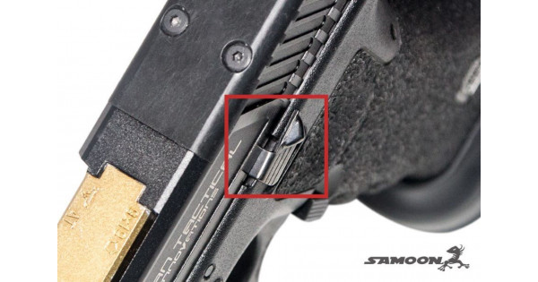 Steel Extended Slide Stop For GHK system G17 / TTI / TTI MOS