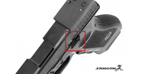 Steel Extended Slide Stop For GHK system G17 / TTI / TTI MOS